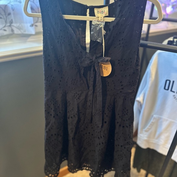 BiBi | Dresses | Bibi Elegant Black Eyelet Dress | Poshmark